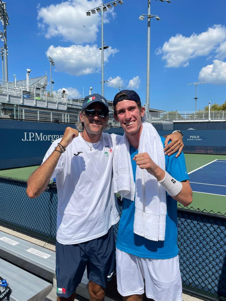 Francesco Maestrelli al turno decisivo nelle quali degli Us Open