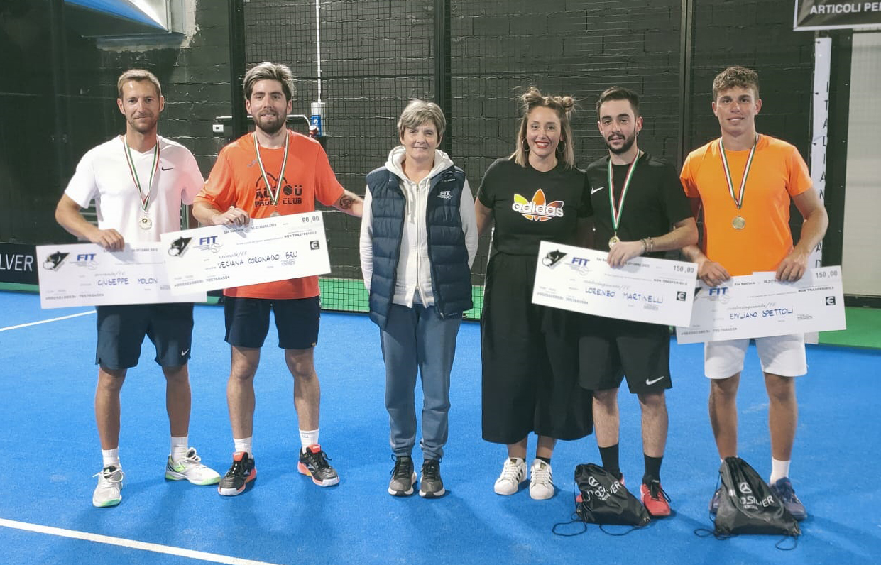 Garage Padel, Spettoli e Martinelli i big nel terza categoria