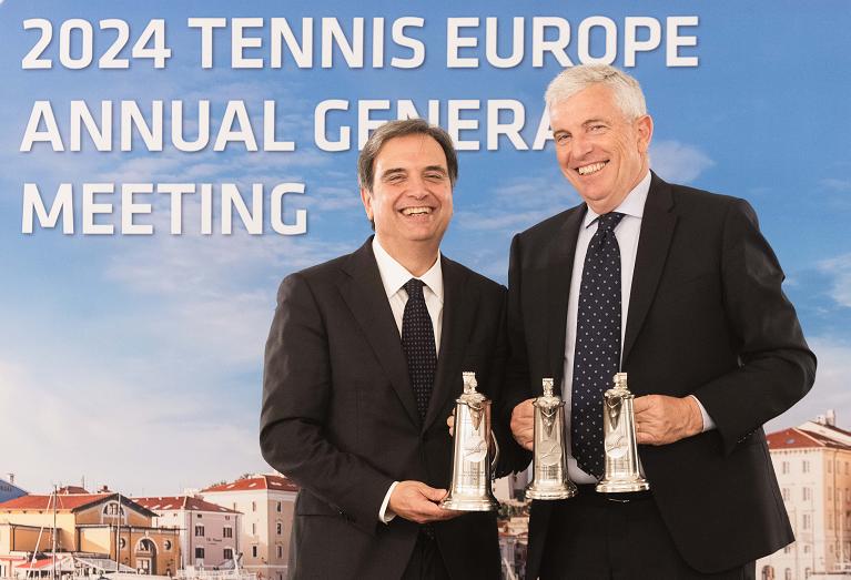 L'Italia cala il tris ai Tennis Europe Awards