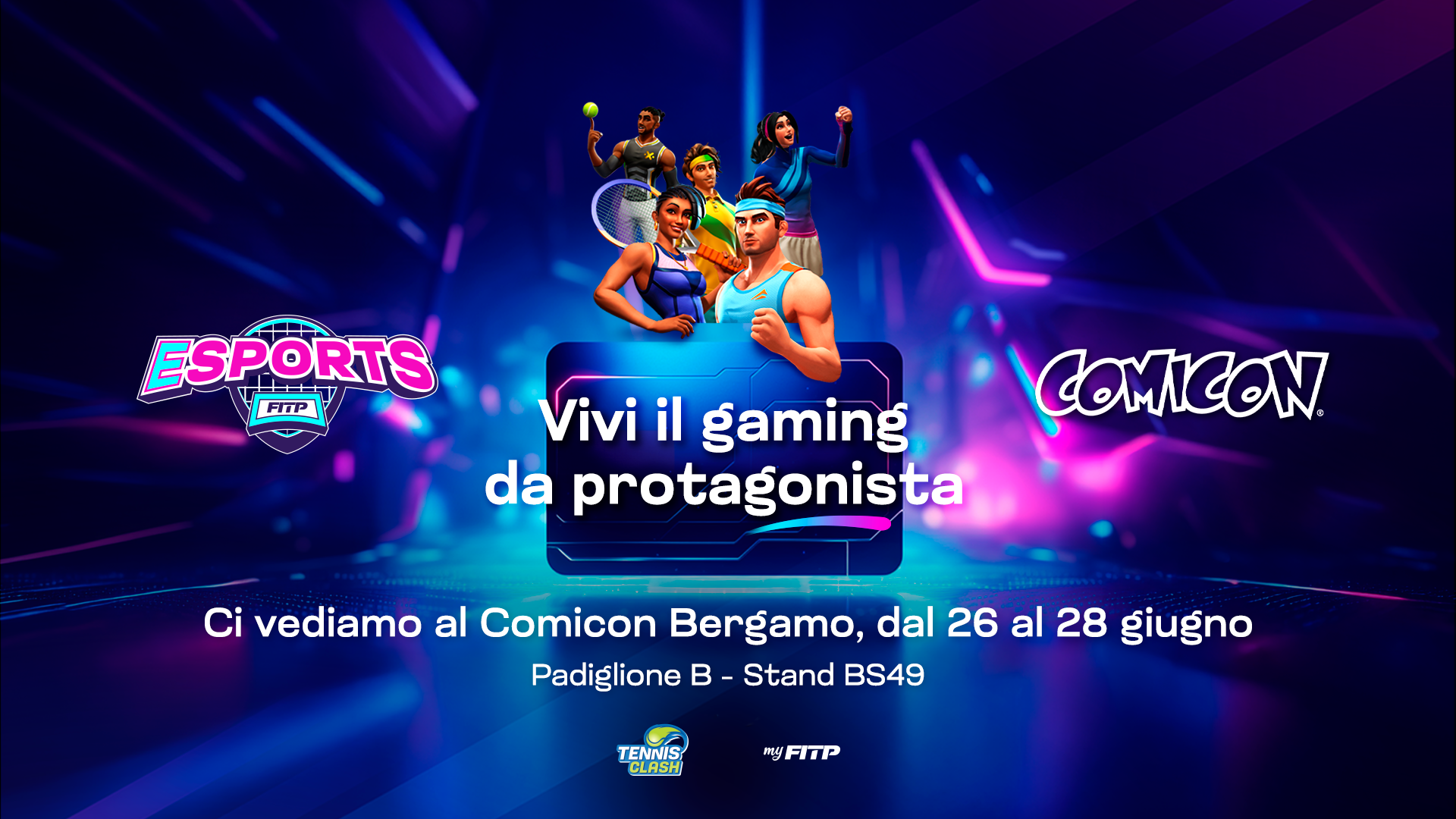 Gli eSports FITP tornano al COMICON Bergamo 2026